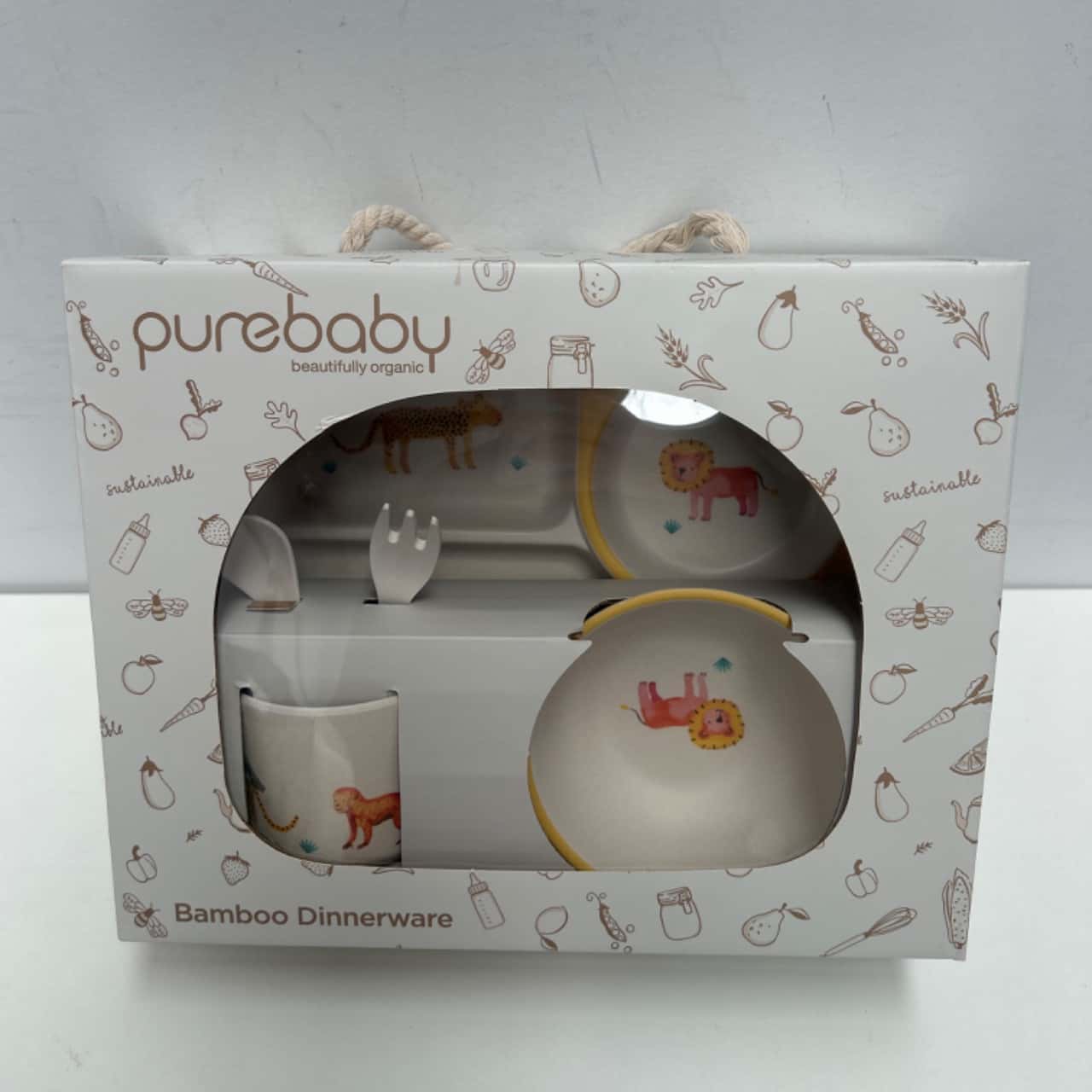 NEW - Purebaby Safari Dinnerware Set(s)