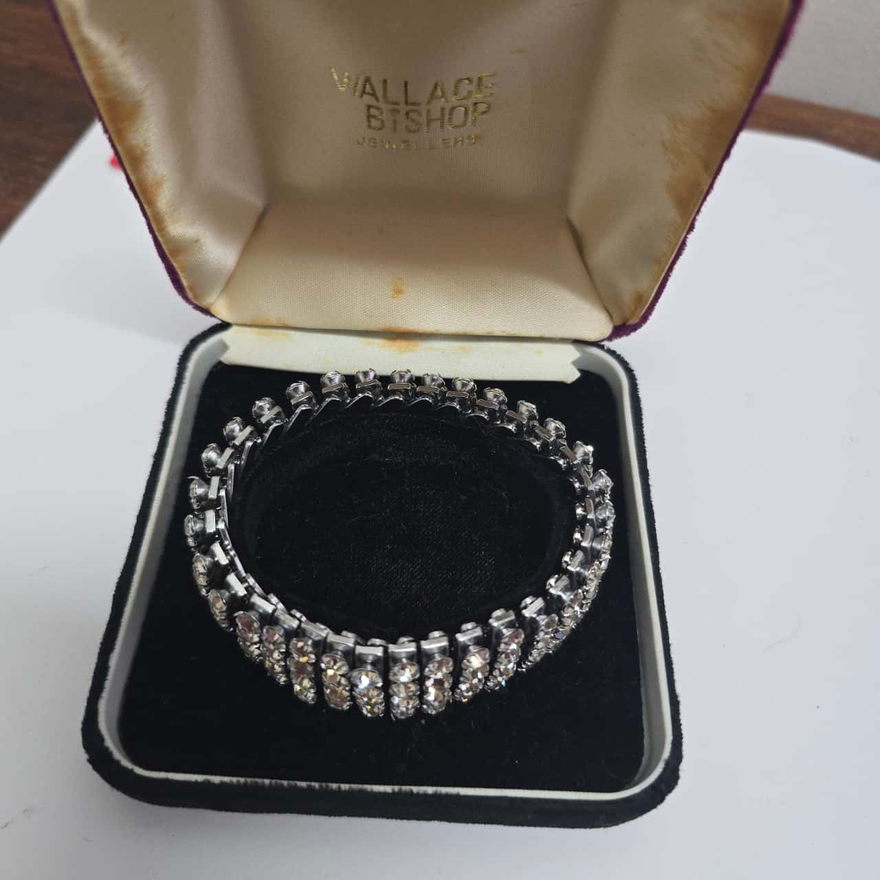 Vintage Stretch Rhinestone Bracelet