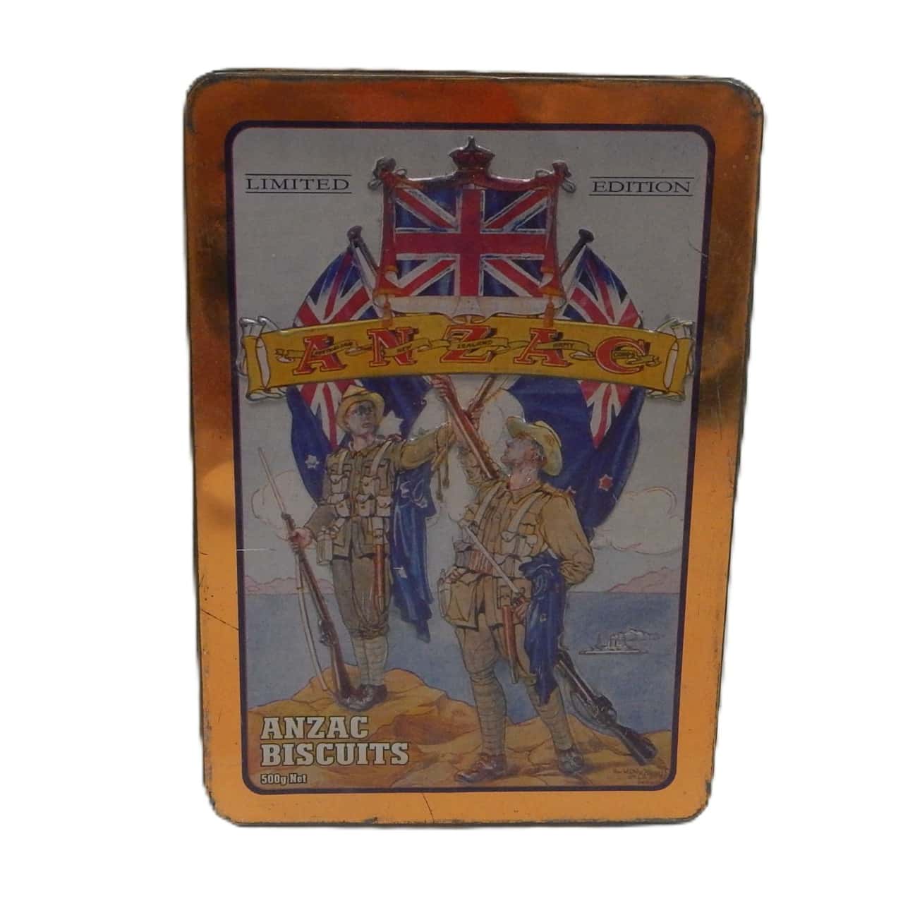 Vintage ANZAC Biscuit Tin Limited Edition (UNIBIC 2002)(s)
