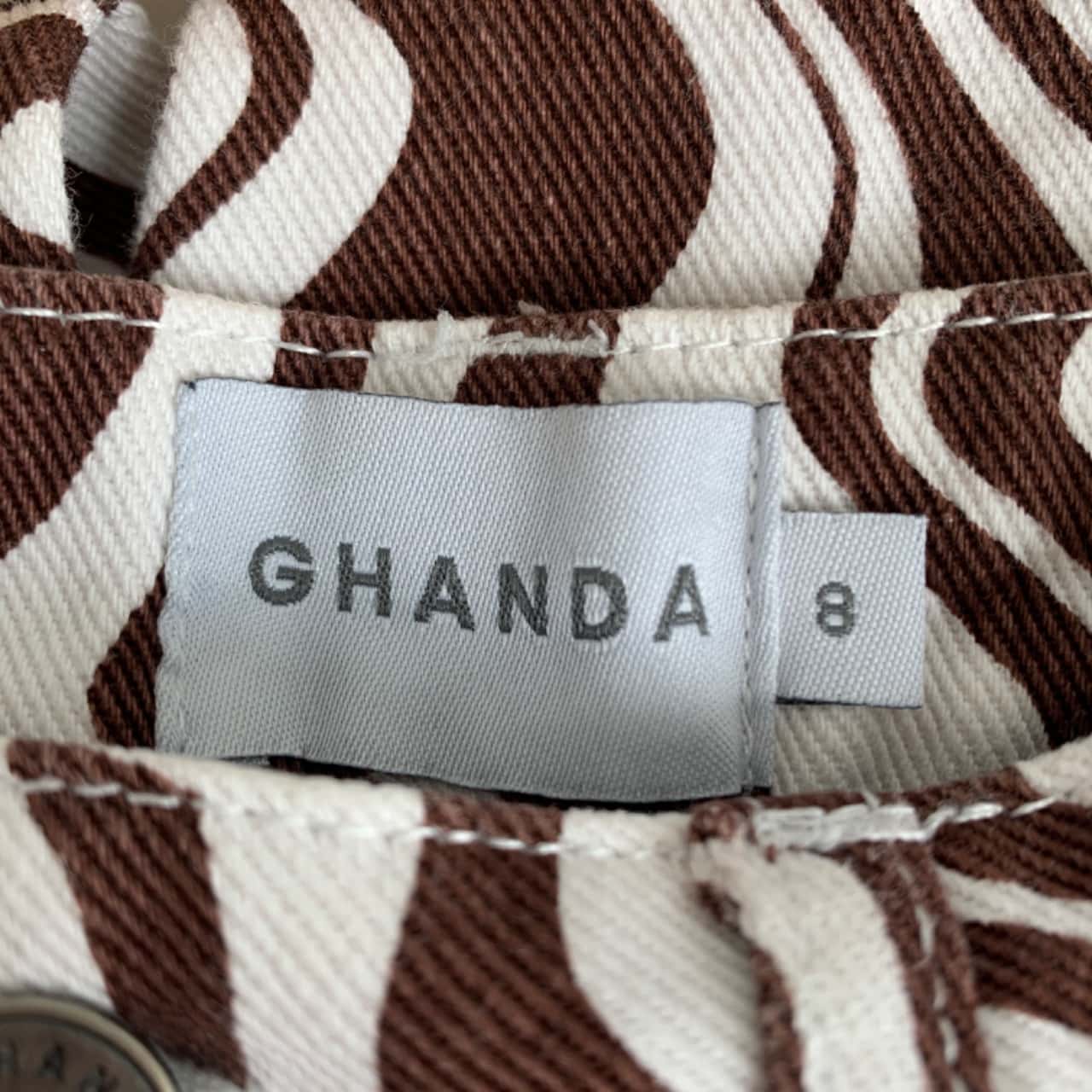 Ghanda Size 8 Ripple Wide Leg Jeans(s)