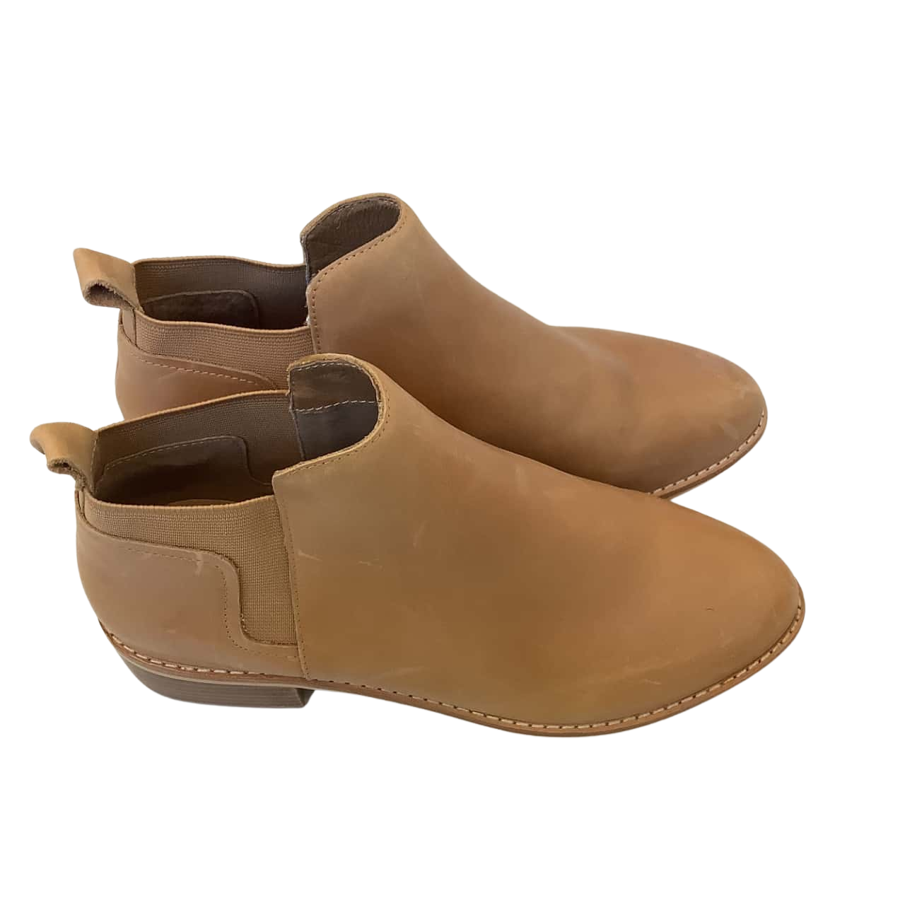 Nude Womens Size EU38 / AUS 7 Ankle Leather Boots Natural Tan(s)
