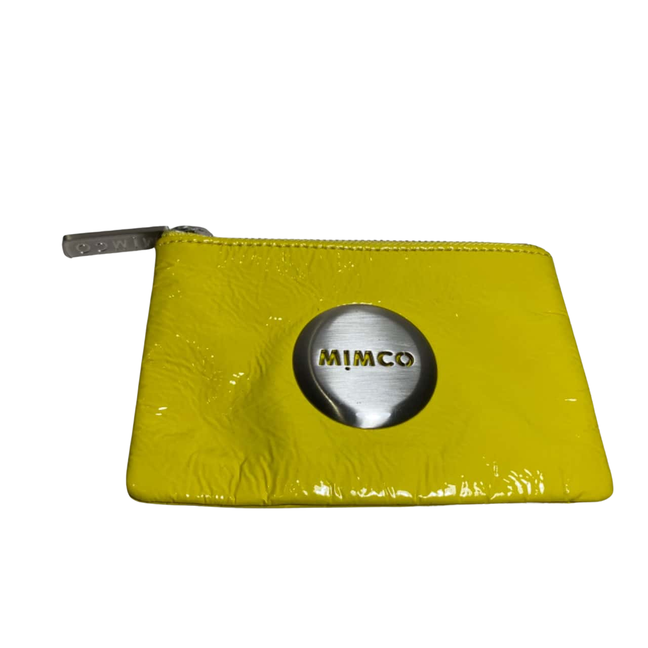Mimco Womens Yellow Pouch Purse