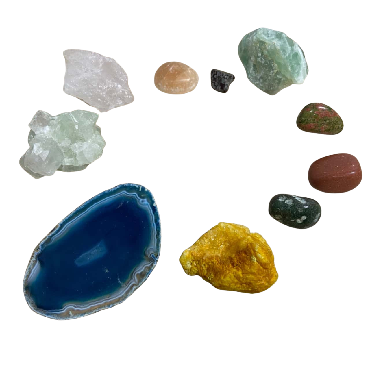 10pcs Assorted Crystals