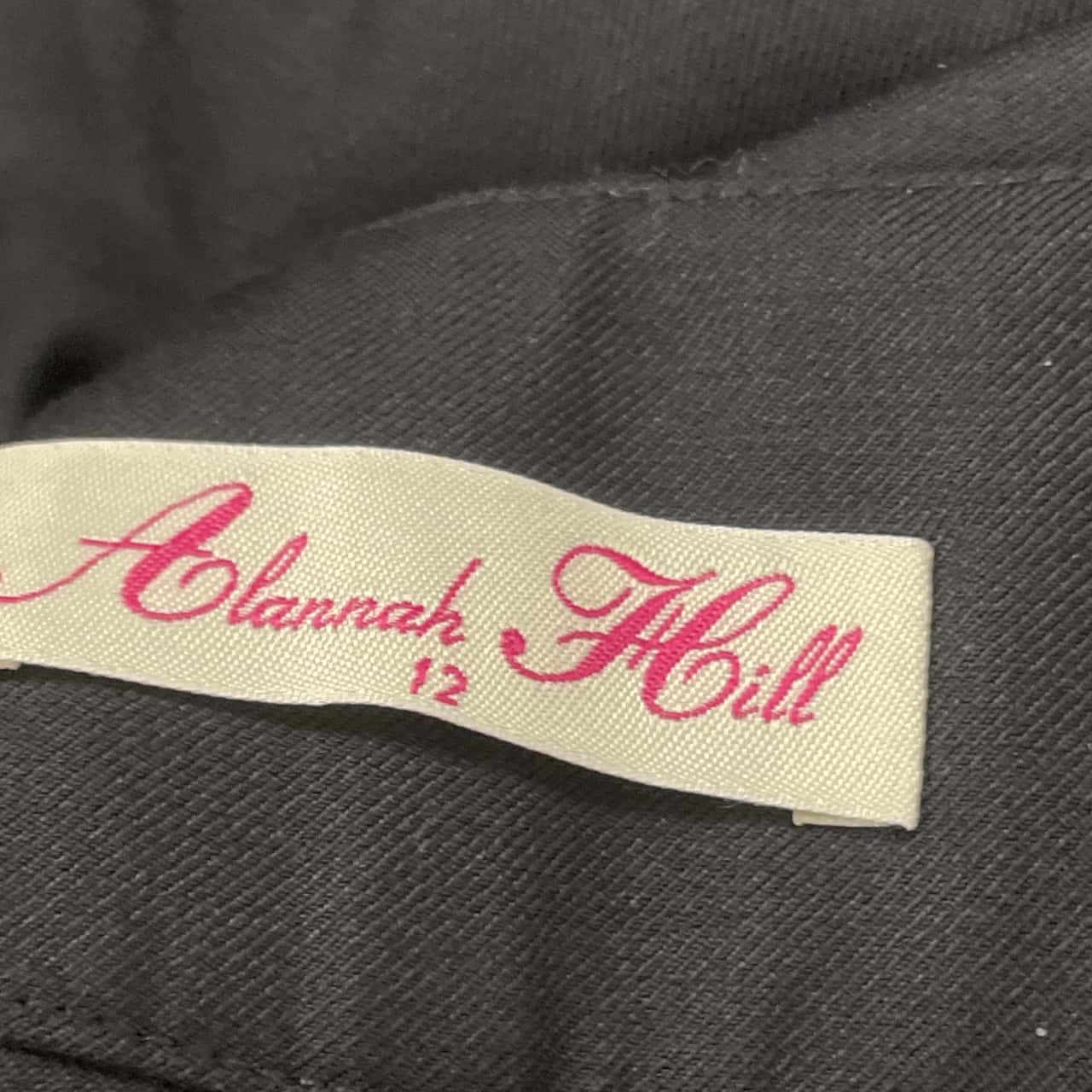 Alannah Hill Womens Size 12 Wide Leg Pants Black