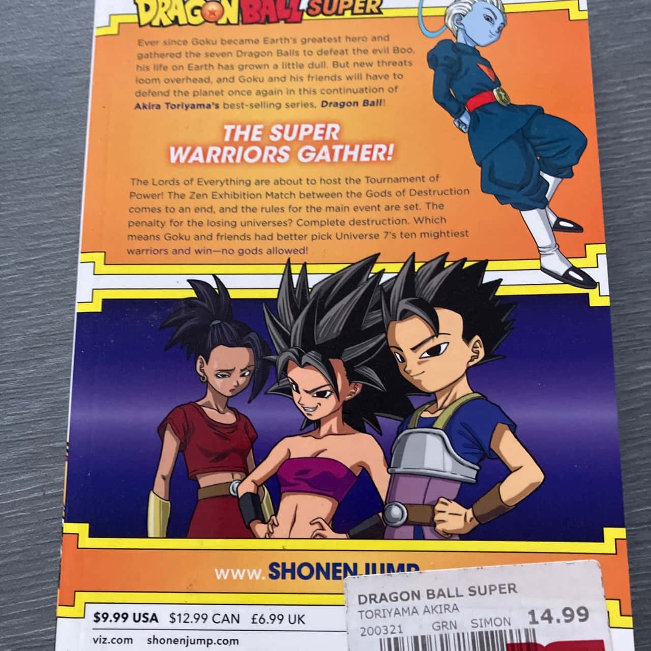 Dragonball Super 6 Akira Toriyama & Toyotarou