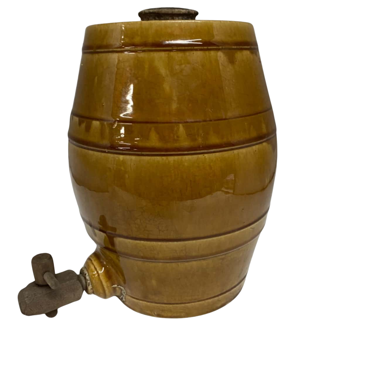 Edwardian JH Graham & Co London Stoneware Barrel