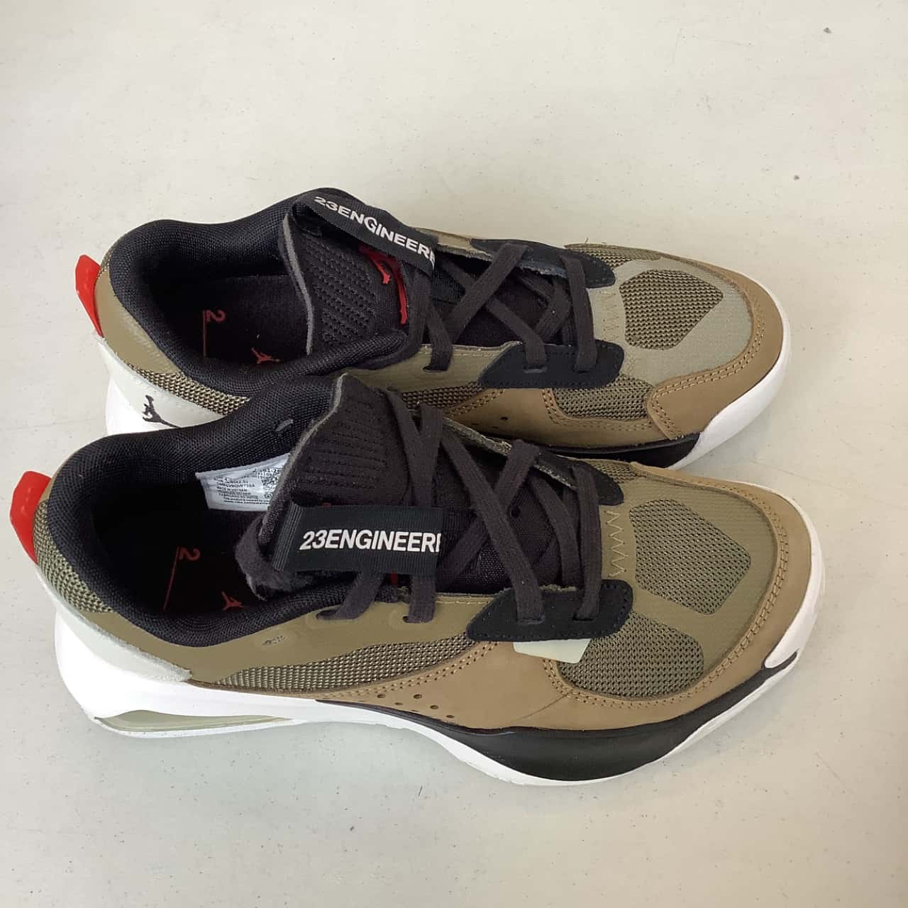 Jordan 23 Engineered Womens Size EU38, AUS 7 Runners Olive/Black(s)