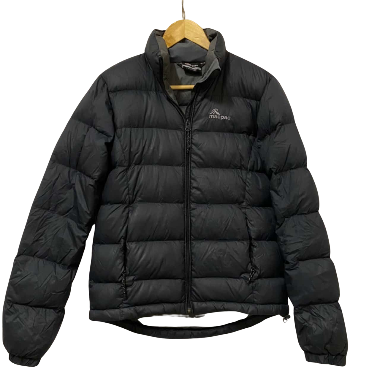 Macpac Womens Size 8 Puffer Jacket Black (s)