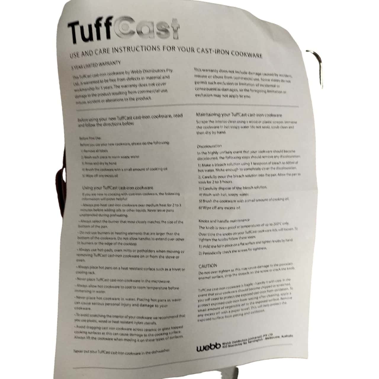 End Of Month Special - TODAY ONLY TuffCast Cast Iron Casserole Dish ...