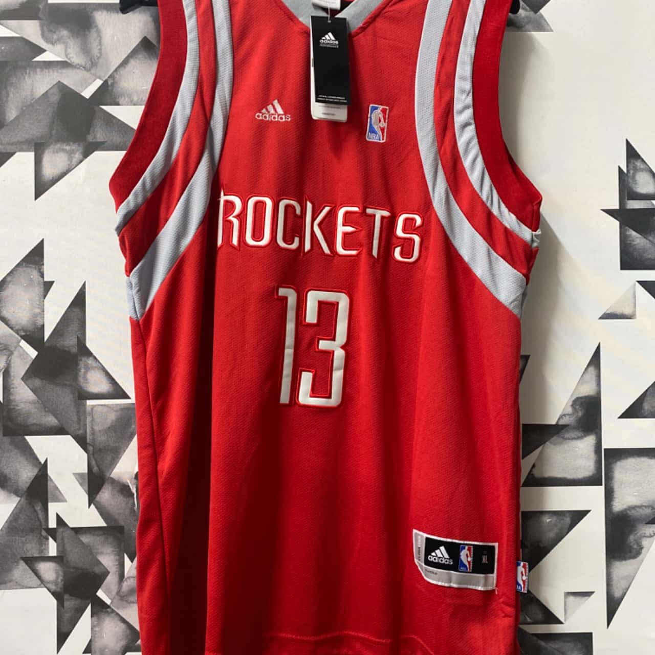 Adidas Mens Size XL Red NBA jersey new