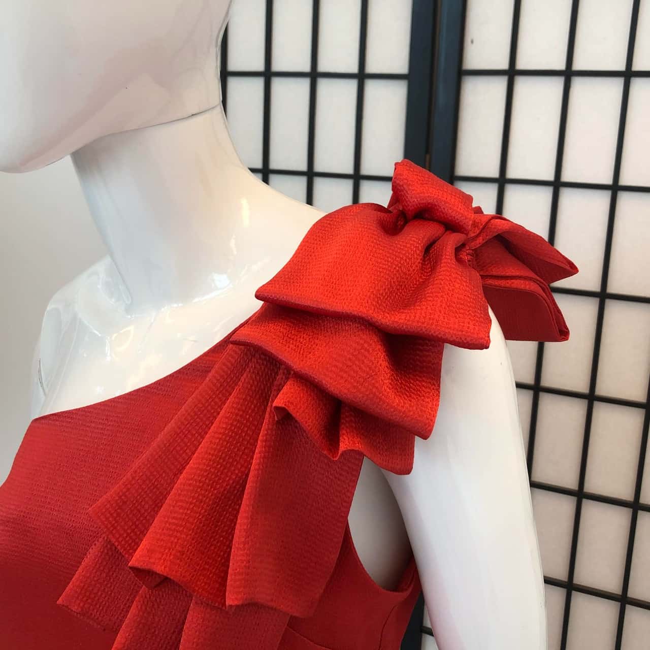 Sheike One Shoulder Top With Bow Detail
