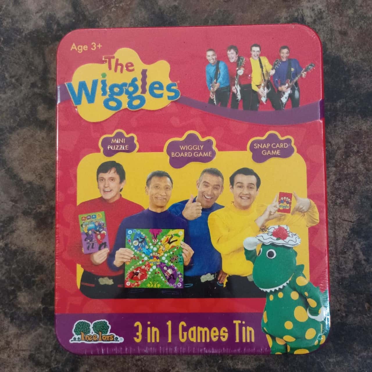 The Wiggles 2008 Tree Toys 3 in 1 Games Tin - SEALED(s)