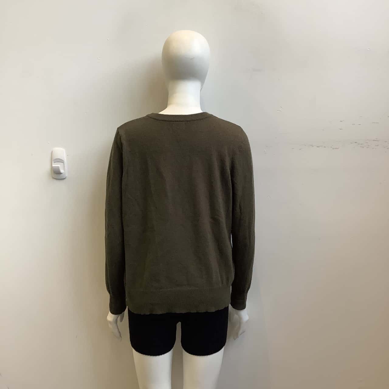 Gorman Womens Size 12-14 Lambswool & Angora Blend Jumper Dark Green(s)