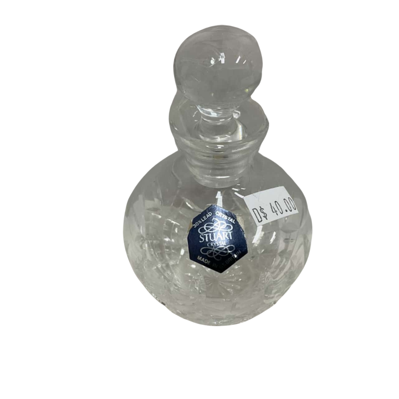 Globe Cologne Bottle Perfume 30% Lead Crystal Stuart Crystal Má-fé in ...