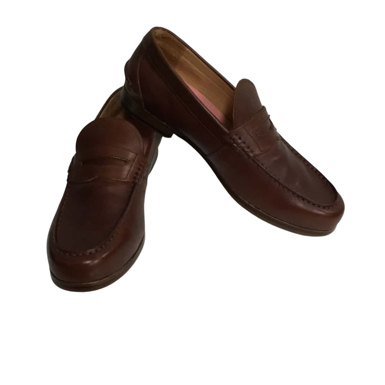 Bared Mens Size 45 Dark Tan Leather Loafers(s)