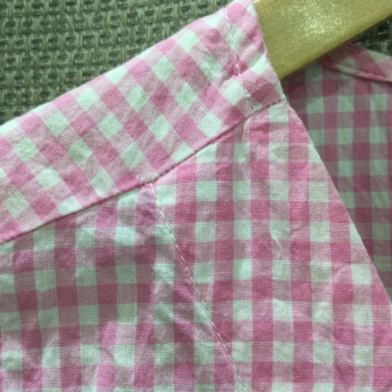 Beach Lunch Lounge Womens Wrap Style Top Size Xs Pink Check S