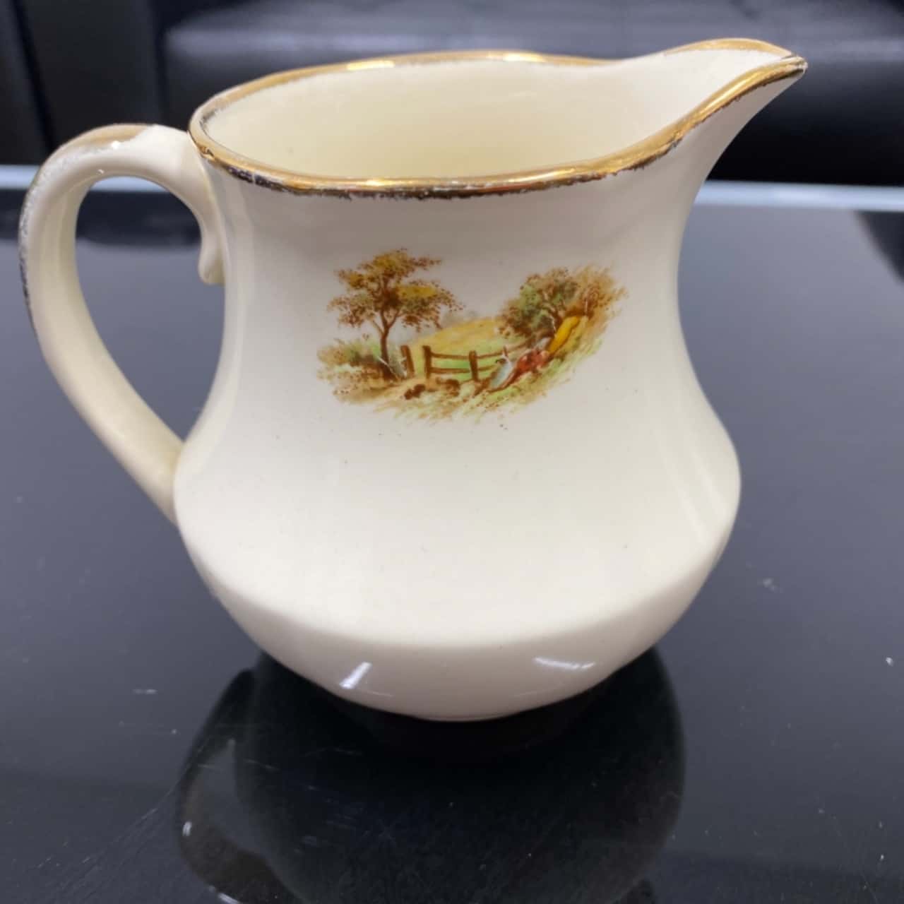 Vintage Alfred Meakin England 'Hayride' Pattern Jug