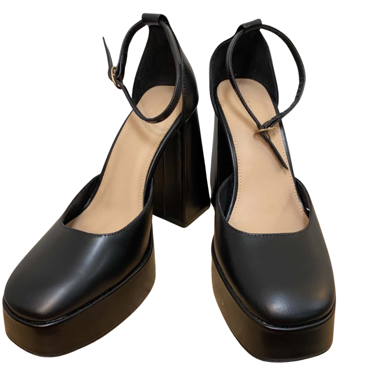 BNWT Witchery Size 39 Black Chunky Heels(s)