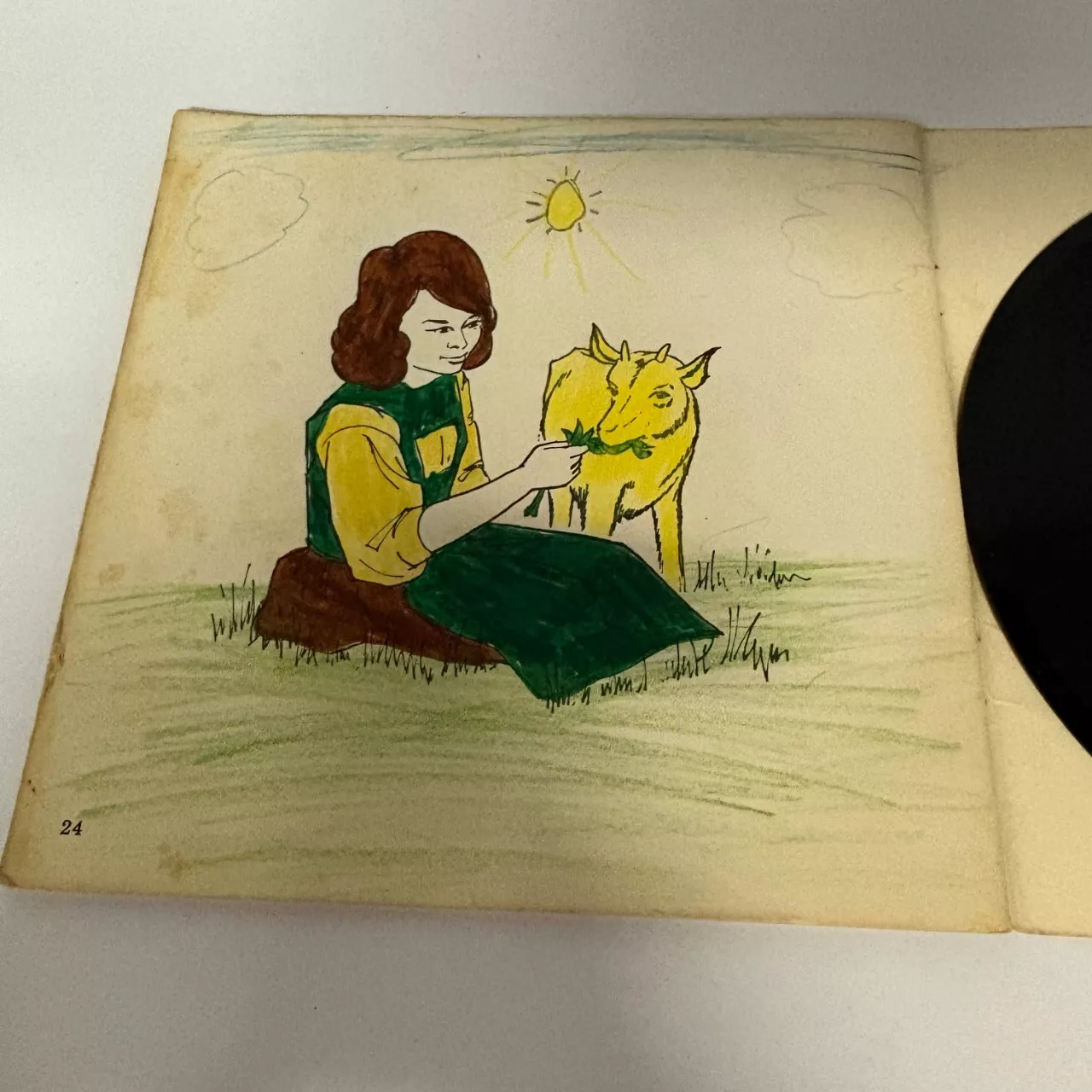 Vtg. Record & Book Sets x2 -1968 Disneyland , “The Story of Heidi ...