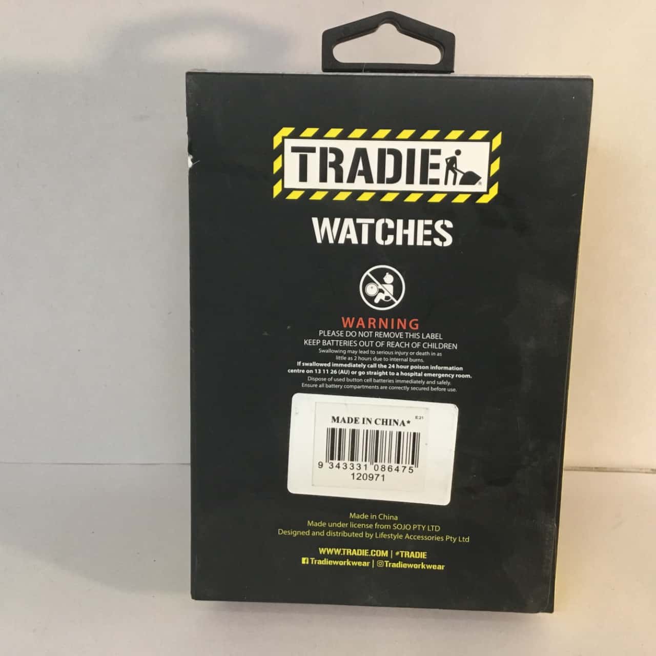 BNIB Tradie Black Digital Watch