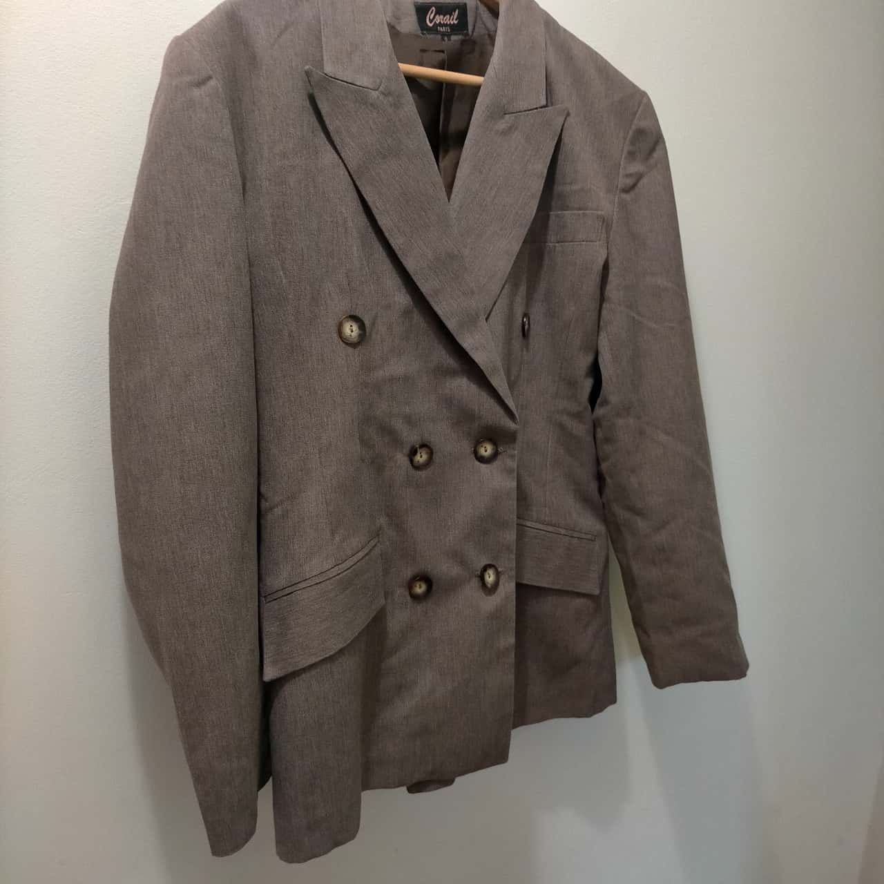 CORAIL PARIS Made in France Retro Size 2 Brown Suit GVC(s)