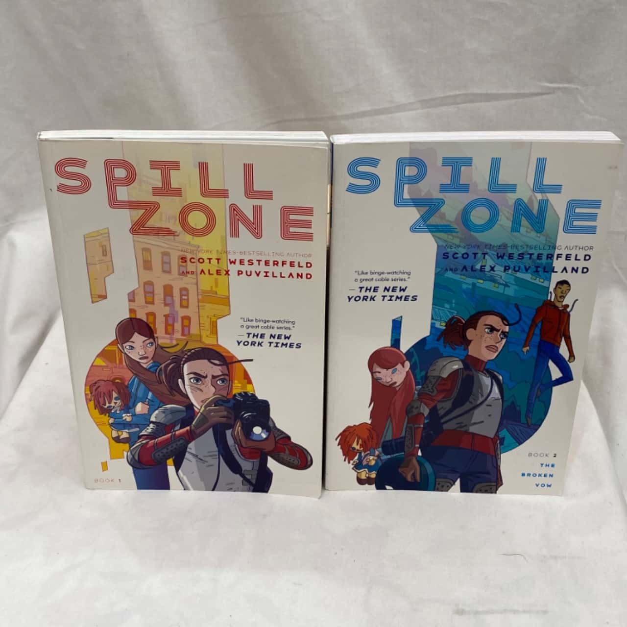 SPILL ZONE BOOK 1 and 2 Bundle Set Graphic Novel Comic Books Sci Fi ...