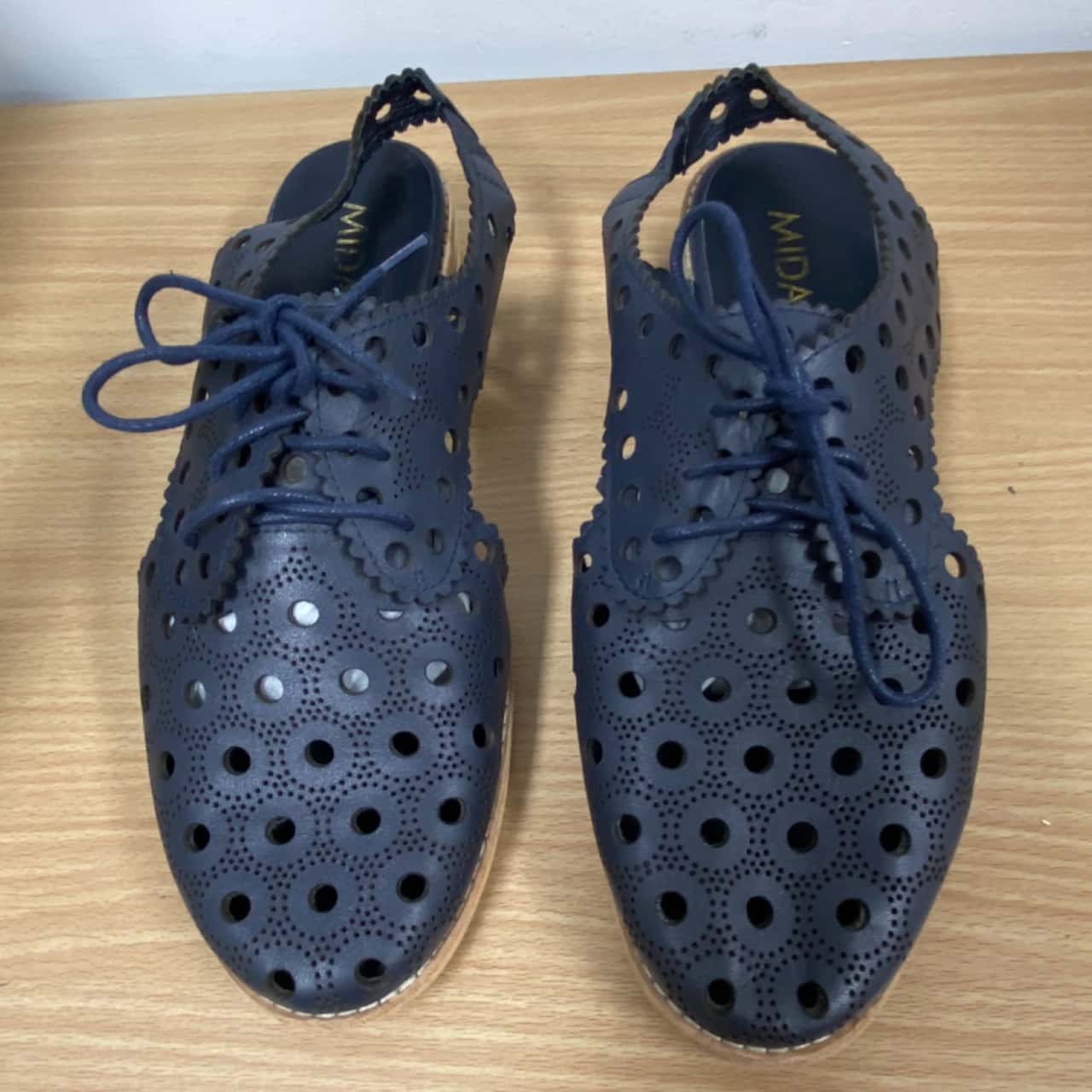 Midas Womens Size 41 Navy Blue (s)