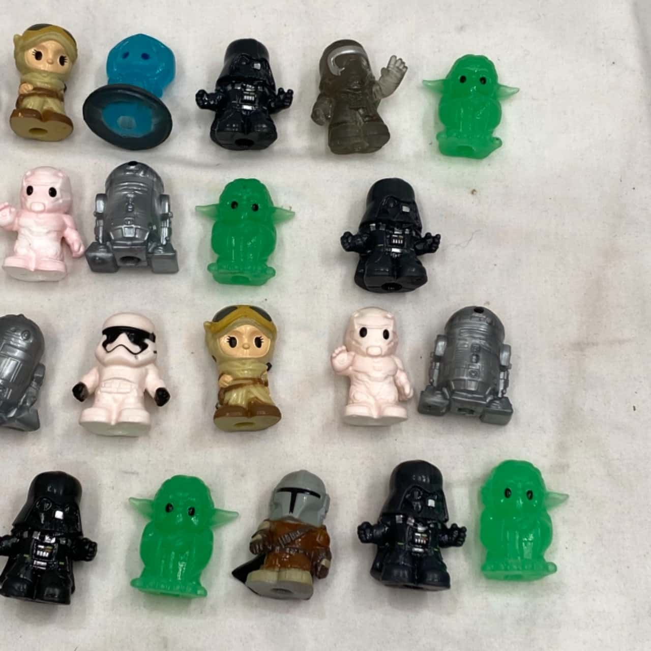 Star Wars Bulk Bundle Lot of Ooshies Pencil Toppers x 35 pieces Doubles ...
