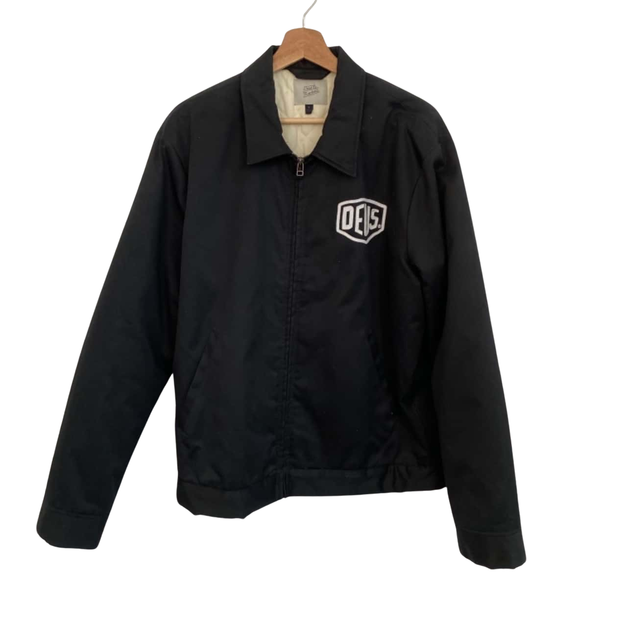 Deus Ex Machina Size L Bomber Jacket Black (s)