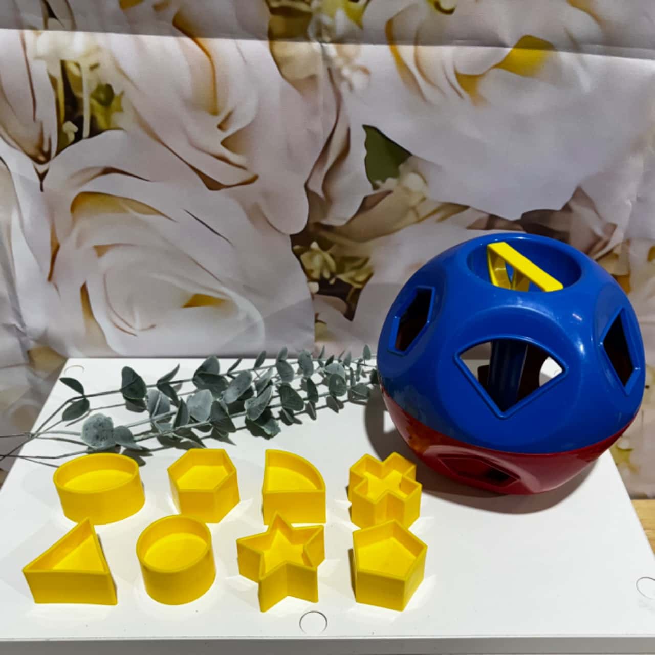 Vintage Look Tupperware Shape O Ball Toy Shapes Sorter Incomplete Set 8 ...