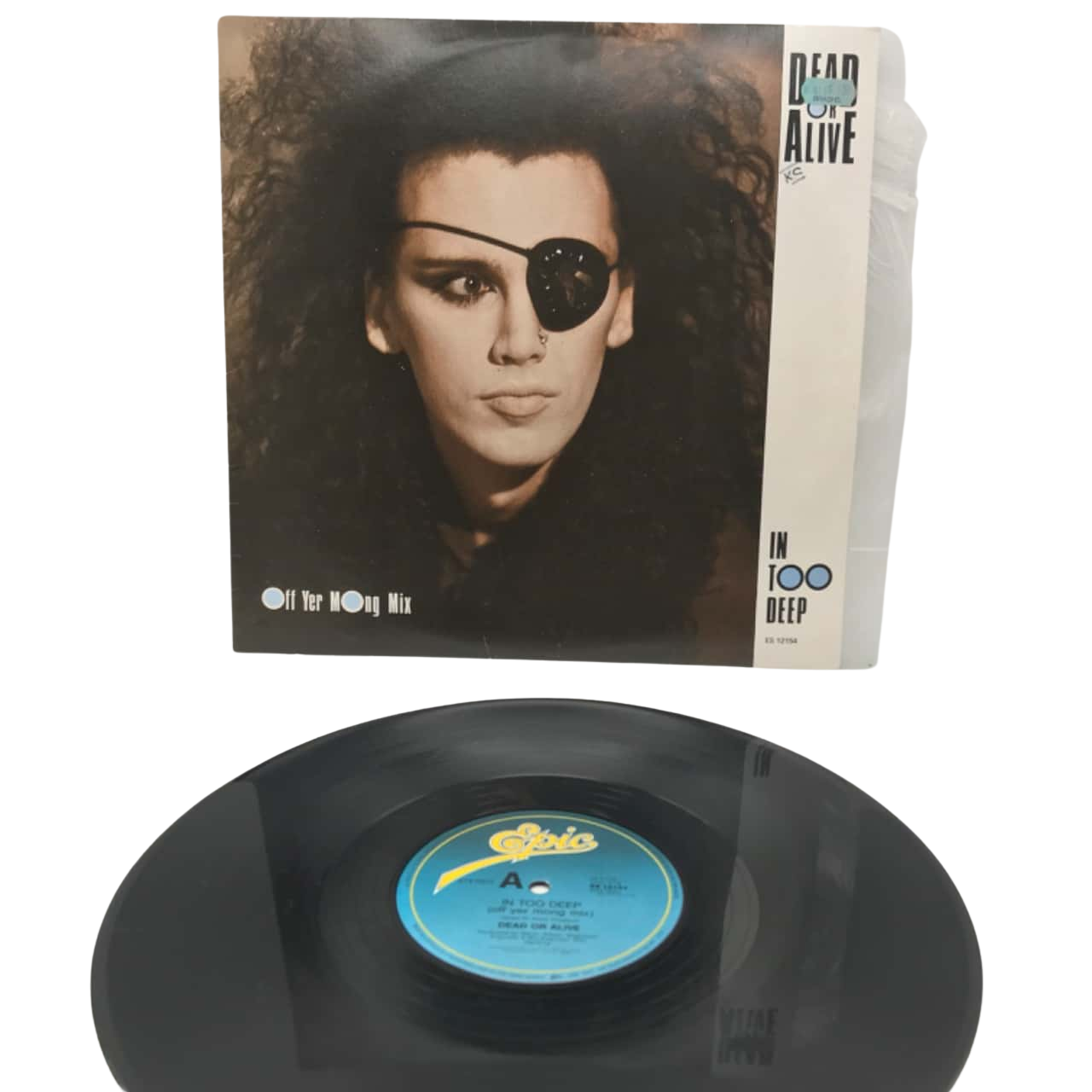 !2' Vinyl Single 80s Pop Dead Or Alive 'In Too Deep'