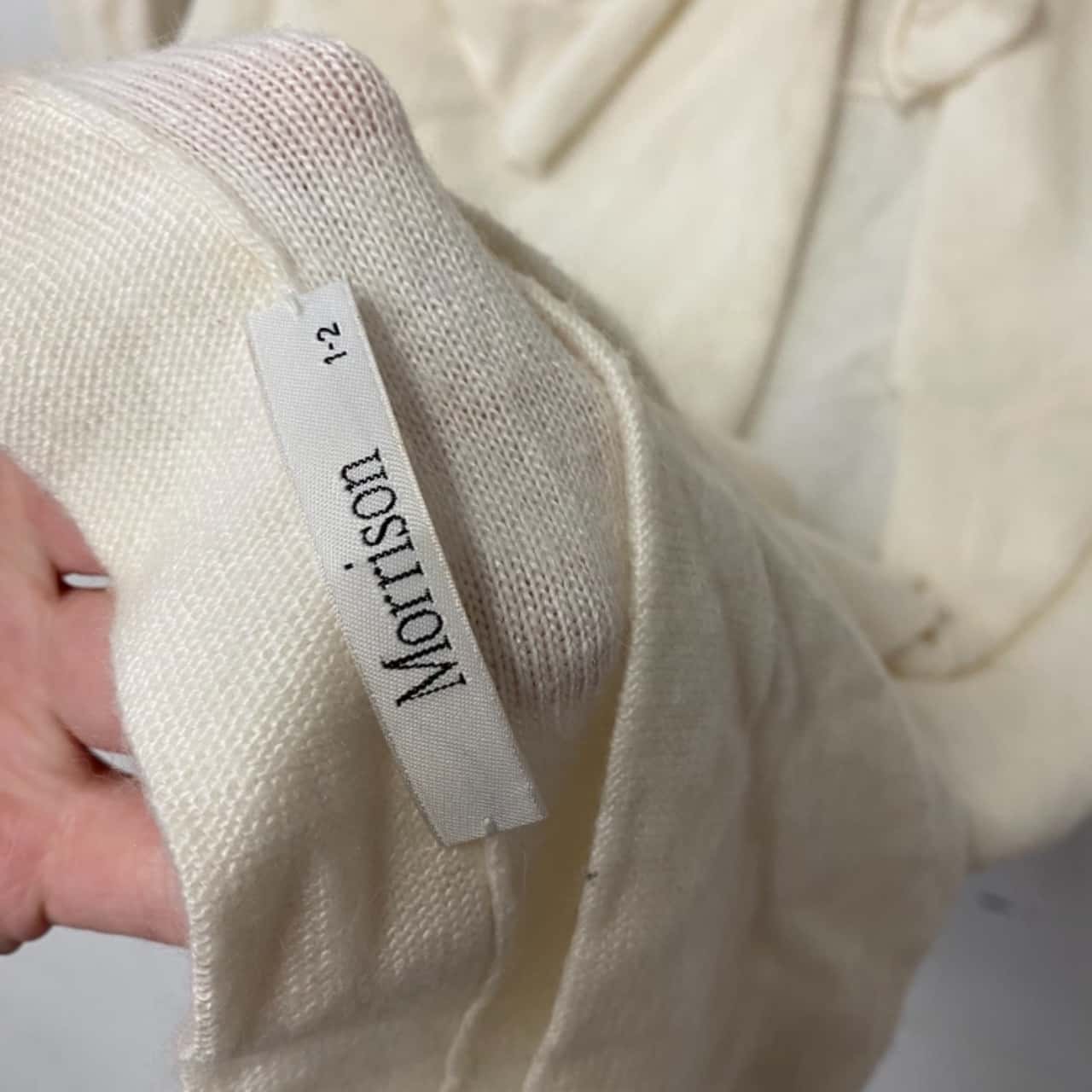 Morrison Womens Size 1 / 10 / 2 / 8 Jumpers Cream (s)