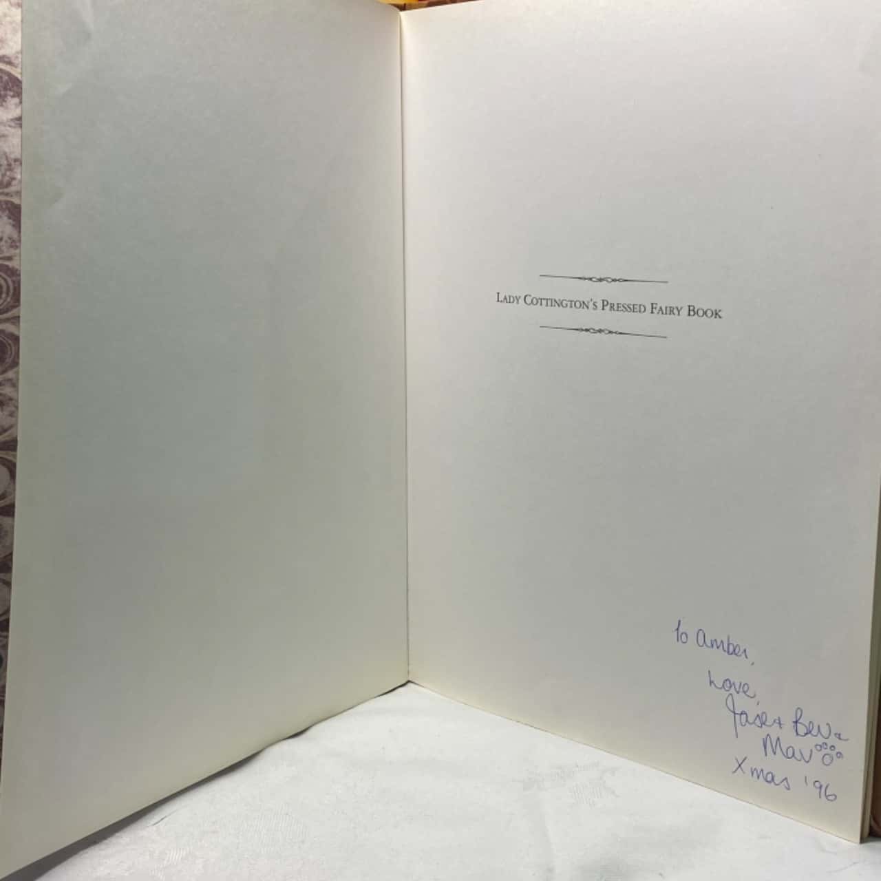 Lady Cottington’s Pressed Fairy Book(s)