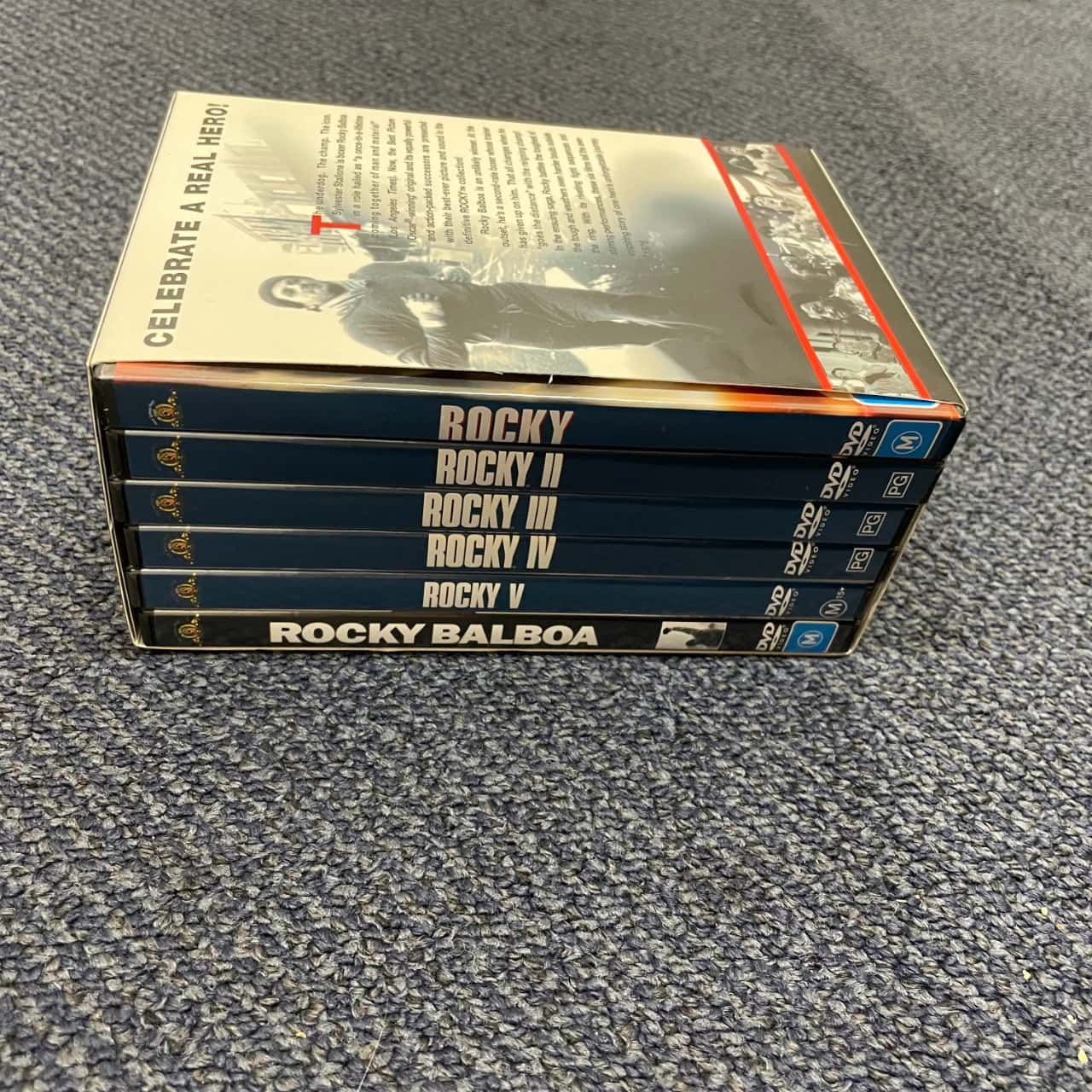 DVD set: Rocky: The heavyweight collection. 6 Dvds.