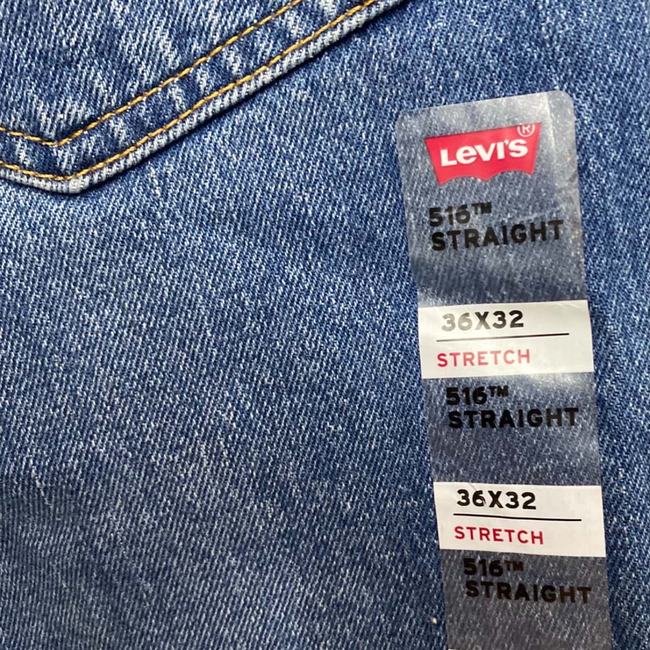 Levis Mens Size 36/32 Blue Jeans(s)