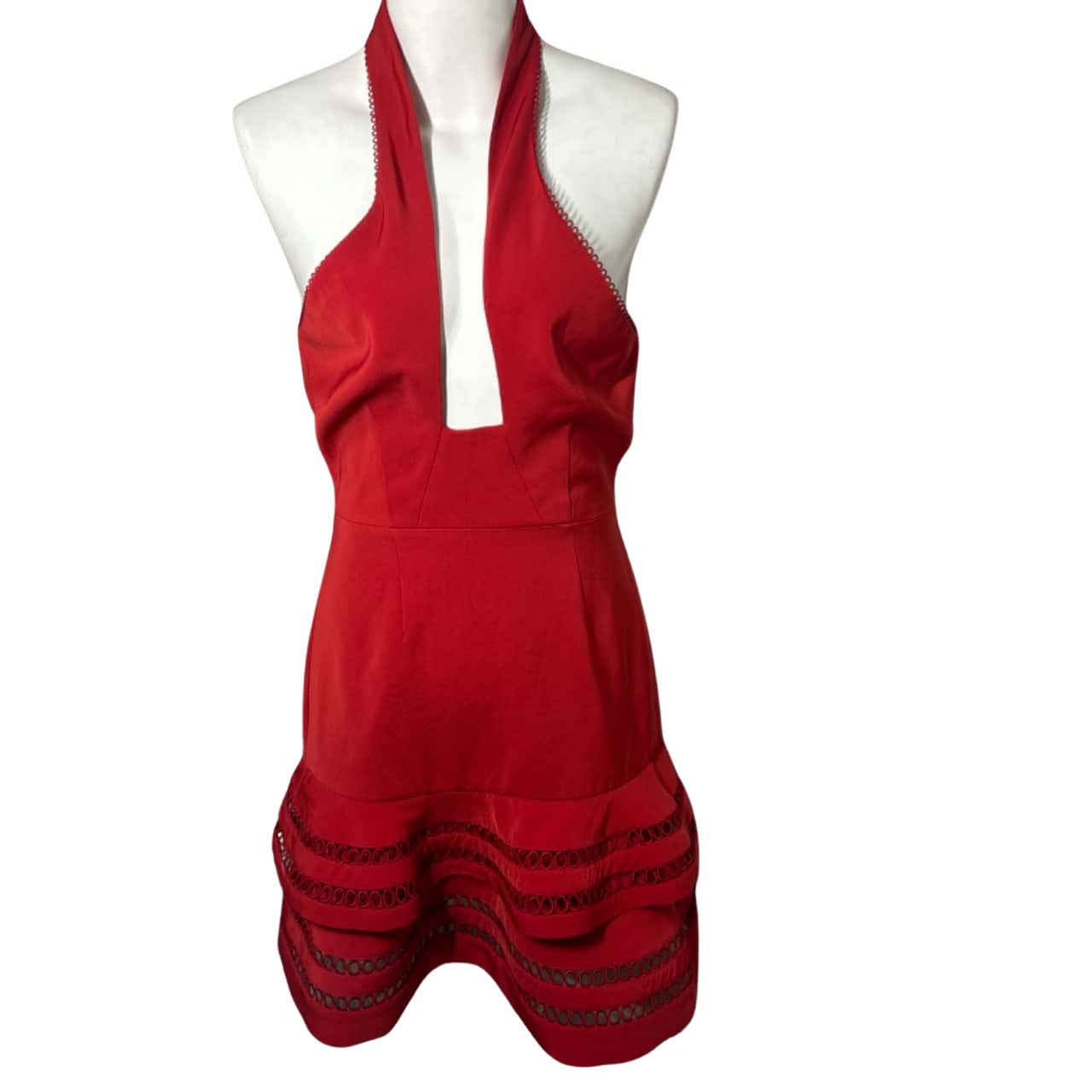 Keepsake Red patterned dress