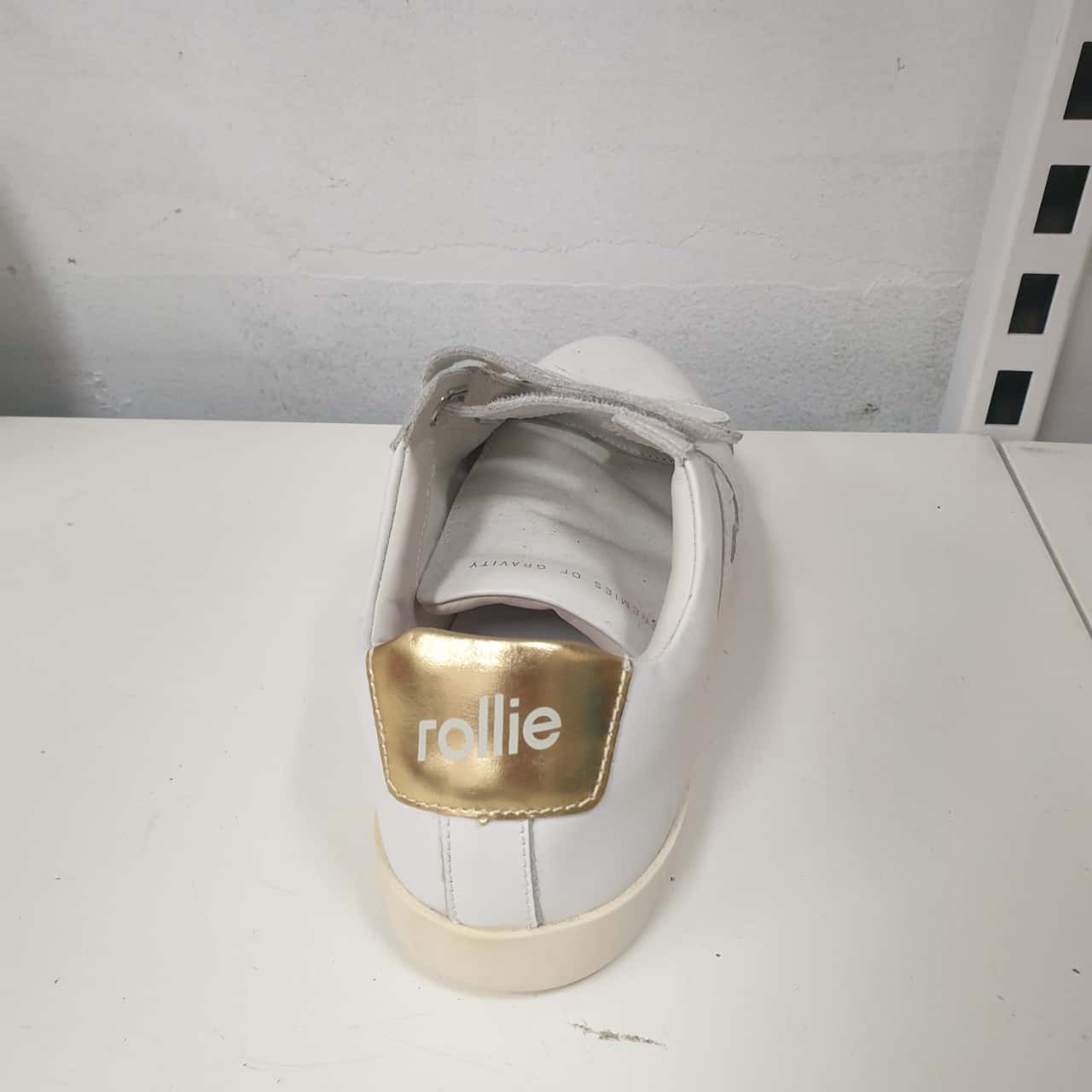 Rollie Womens Size 40 / 9 Sneakers Gold / White (s)