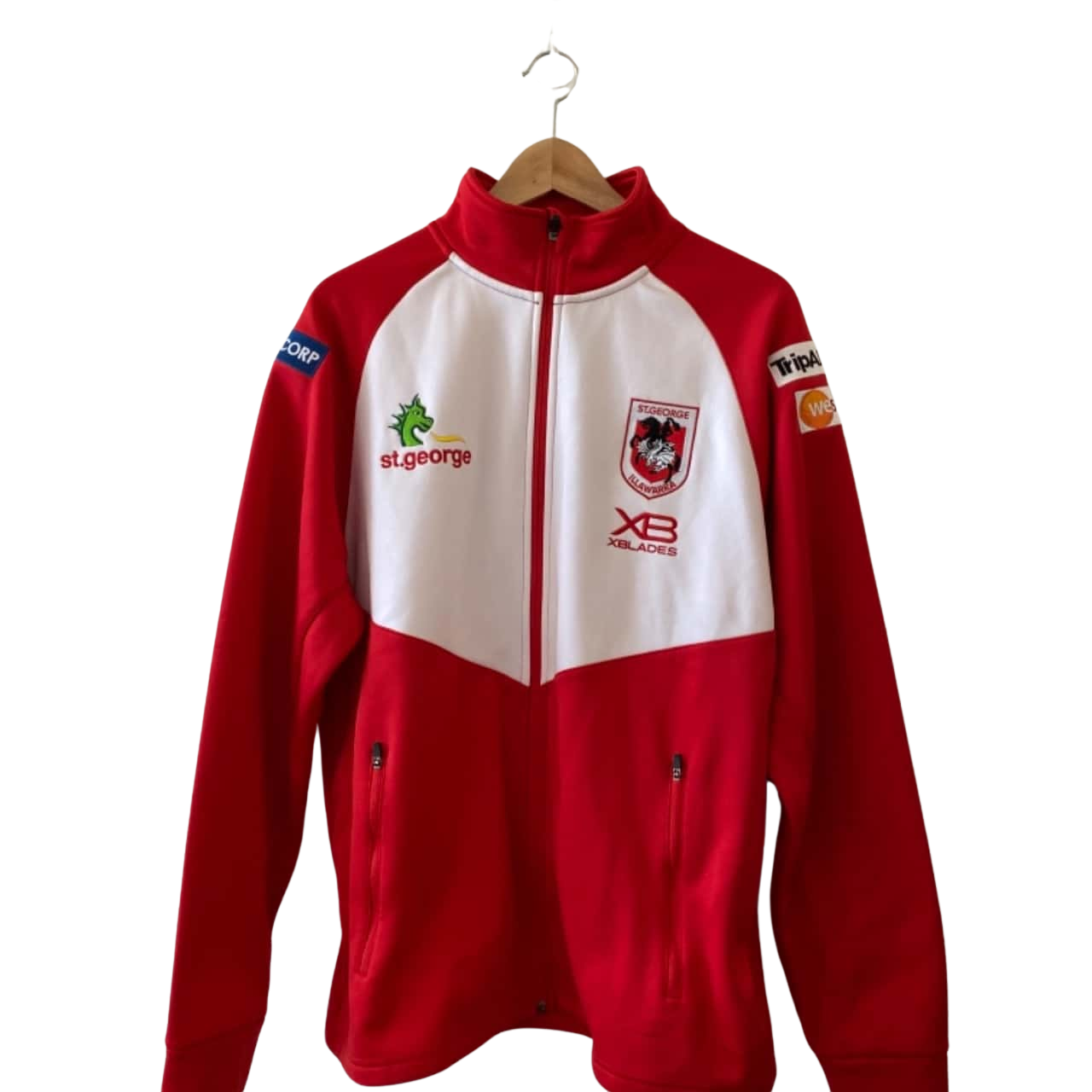 NRL Mens St George ILL Dragons NRL 2020 Players X Blades Track Jacket ...