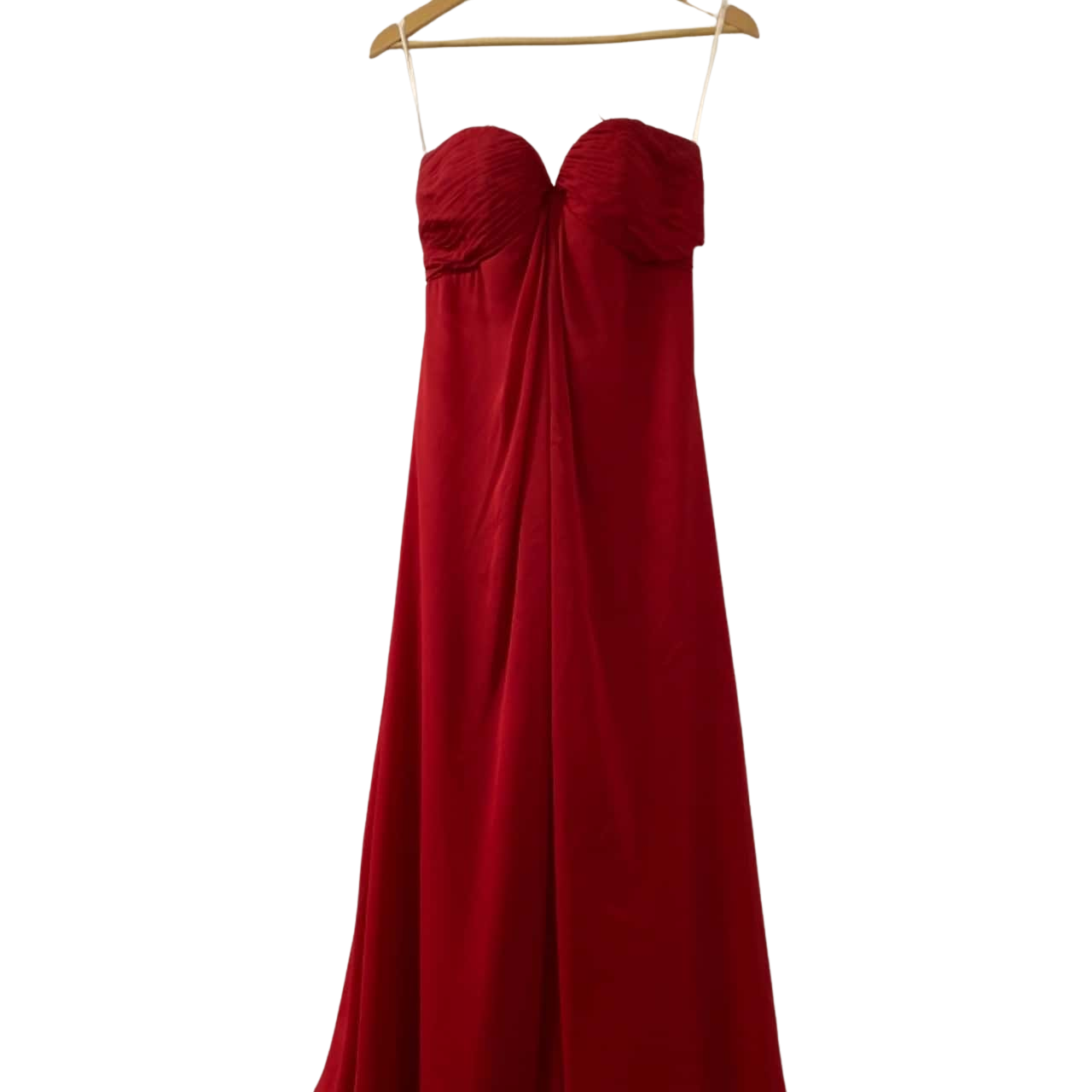 Other Womens Size 6 Strapless Long Red Dress