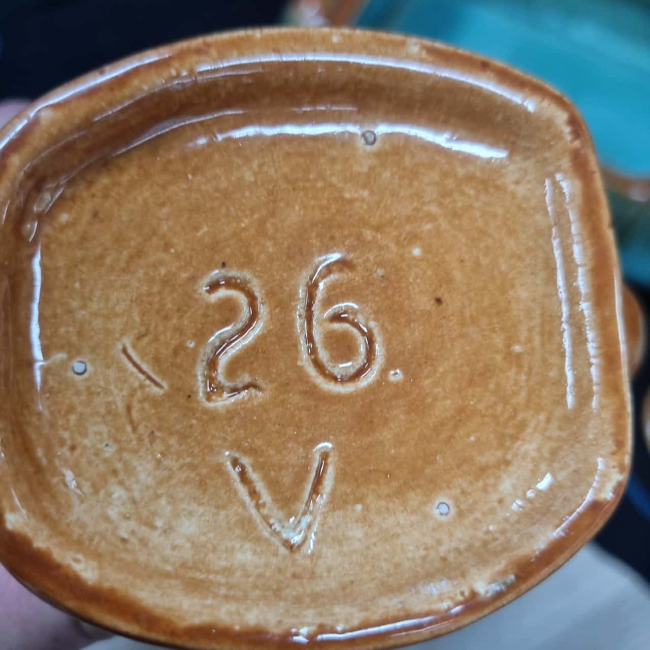 Diana Pottery Homewares, Made in Australia, Turquoise, Brown(s)