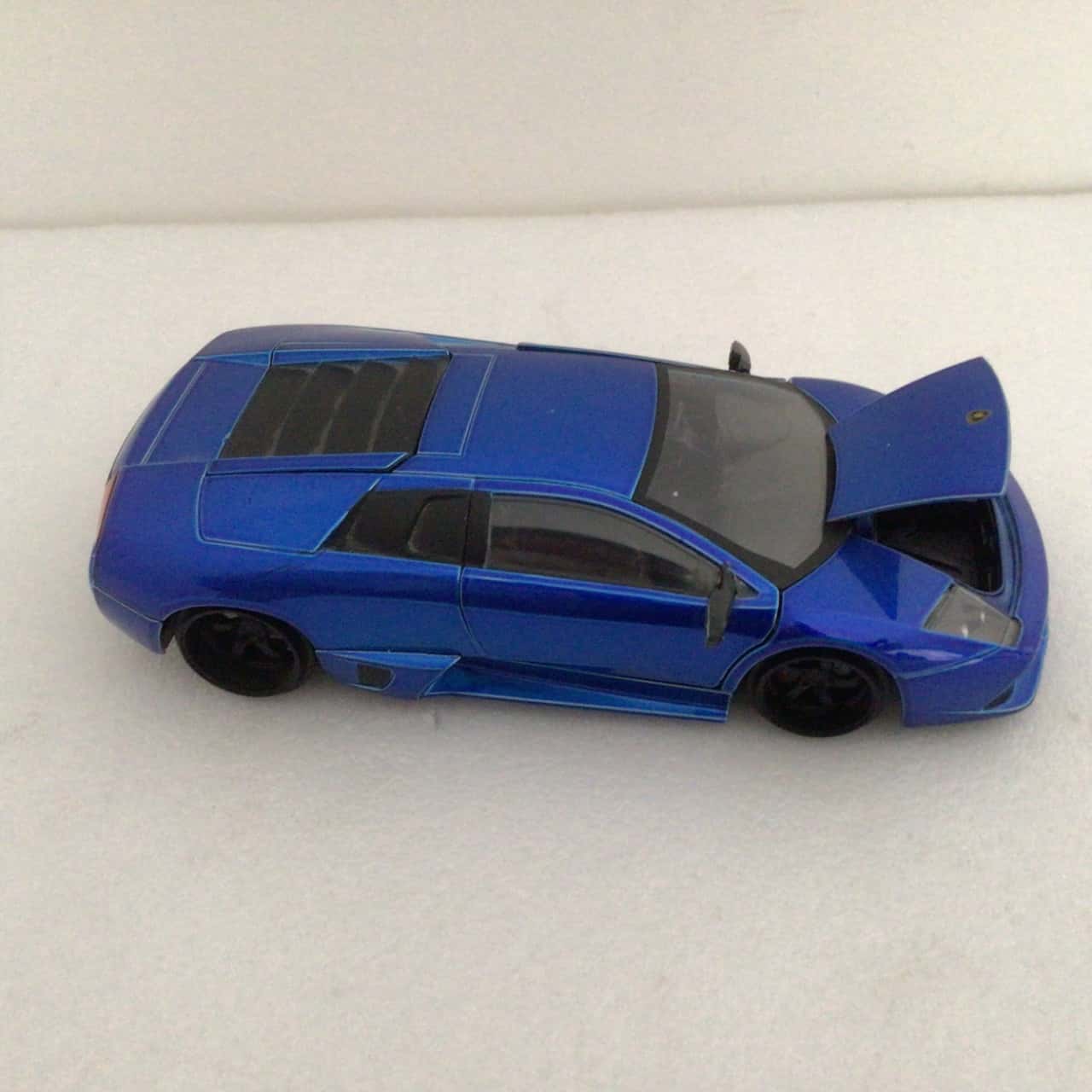 Jada Toys Die Cast Lambourghini Murcielago LP640 Blue 1:24 Scale