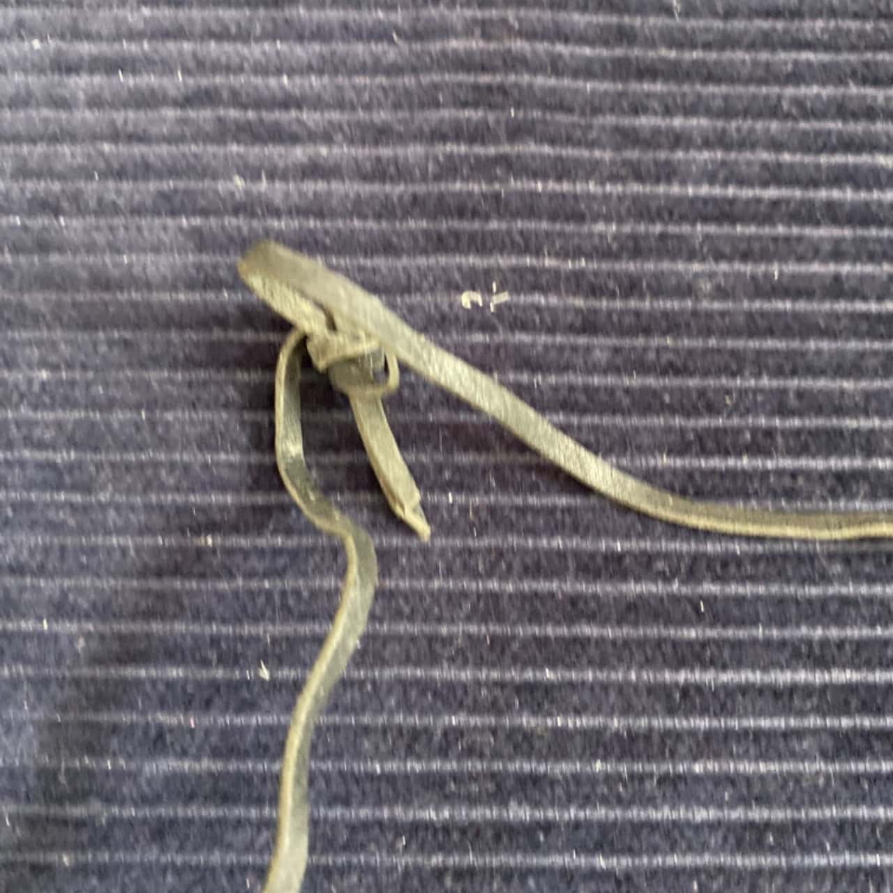 Black string necklace