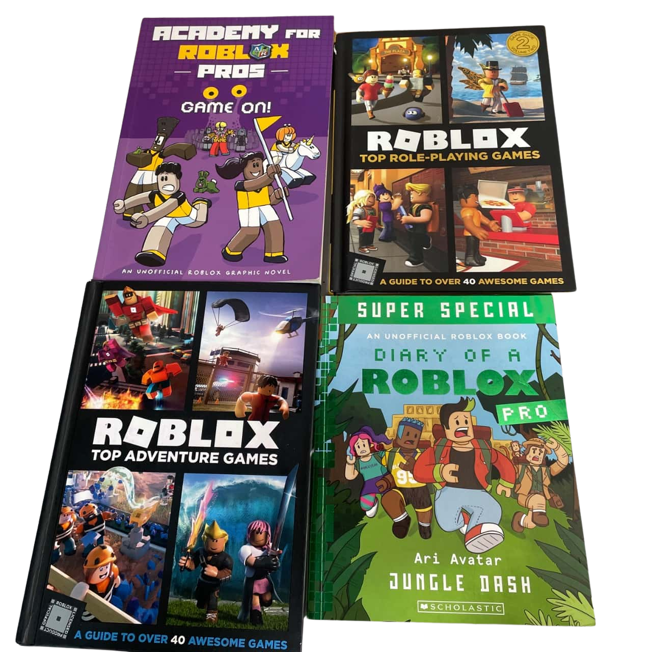 Roblox Books x 4