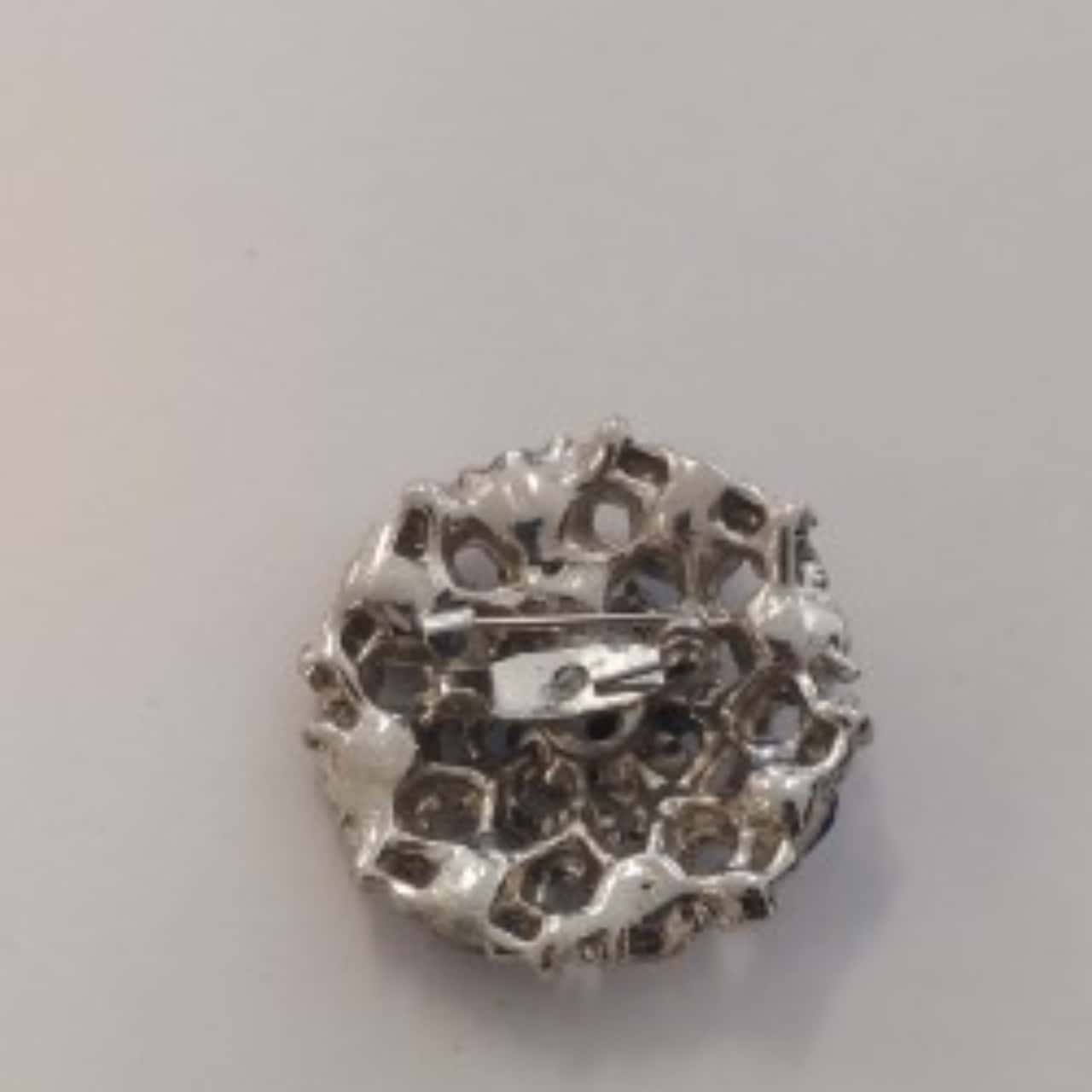 Womens Brooch Blue / Silver