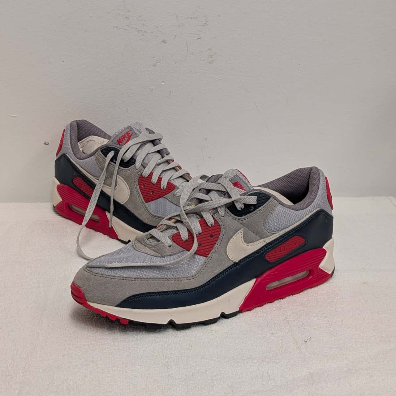 Nike Air Max 90 'USA - Light Smoke Grey' - Size 12