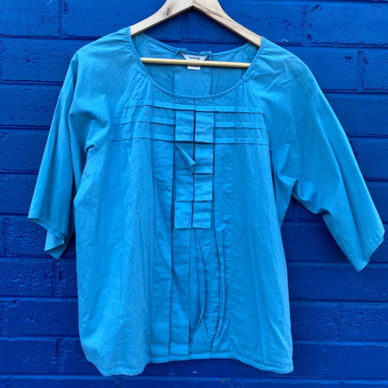 Barkins Womens Size 16 Long Sleeve Blue