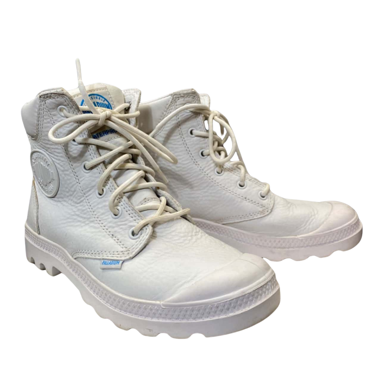 Palladium Original Size 38 White Waterproof Boots