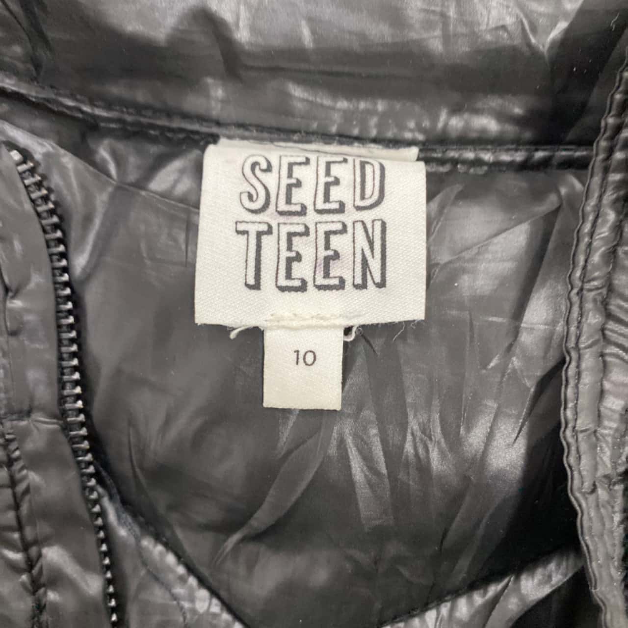 Seed Teen Kids Size 10 Jackets Black (s)