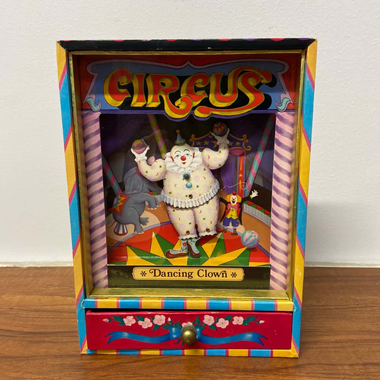 Vintage Dancing Clown Pienot de Pierre wind up box(s)