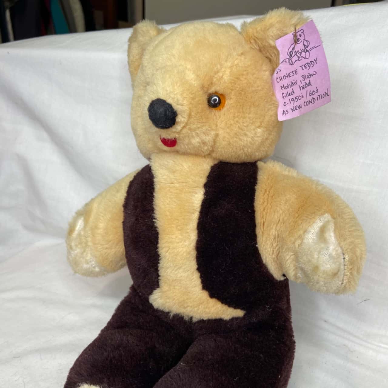 Vintage Chinese Mohair Teddy 1950s/ 60s(s)